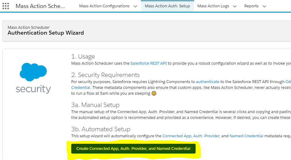 Mass Action Scheduler
