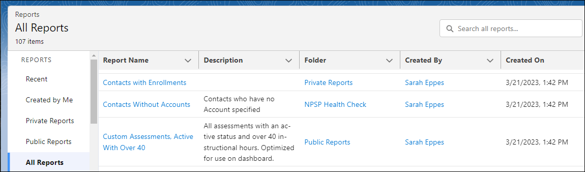 Troubleshooting Report Access